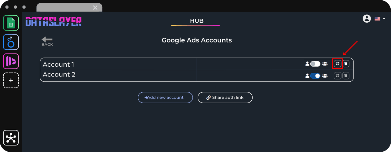 How to refresh your Hub connection authorization